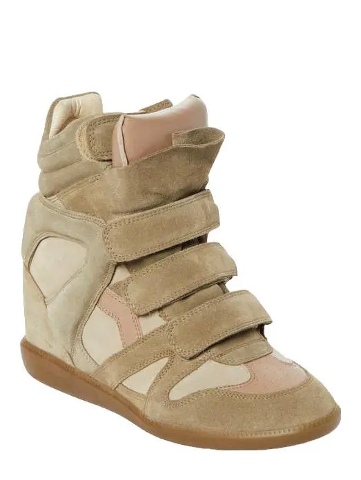 Isabel Marant Bekett High-top Sneaker - Taupe