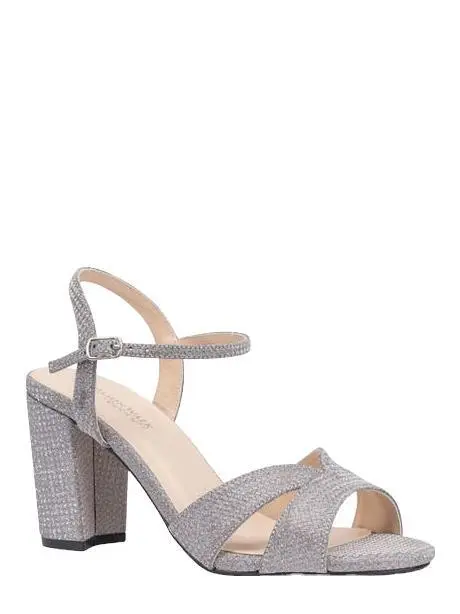 TOUCH UPS Riley Ankle Strap Sandal - Silver