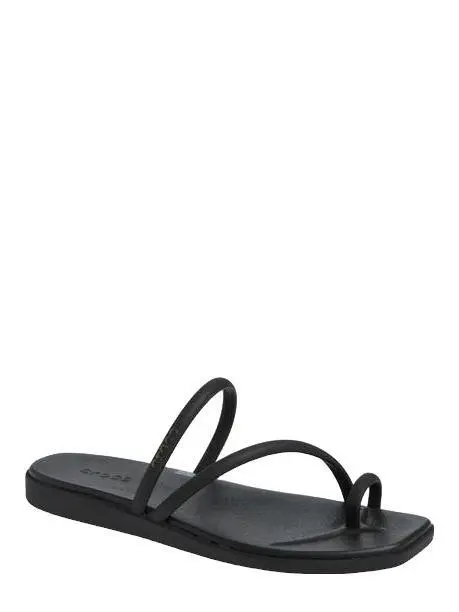 CROCS Miami Toe Loop Sandal - Black