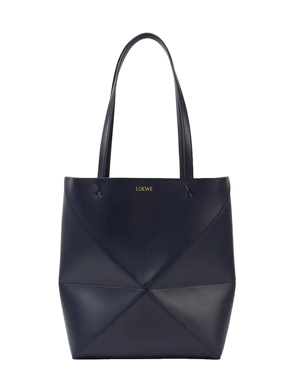 Loewe Puzzle Fold Tote - Blue