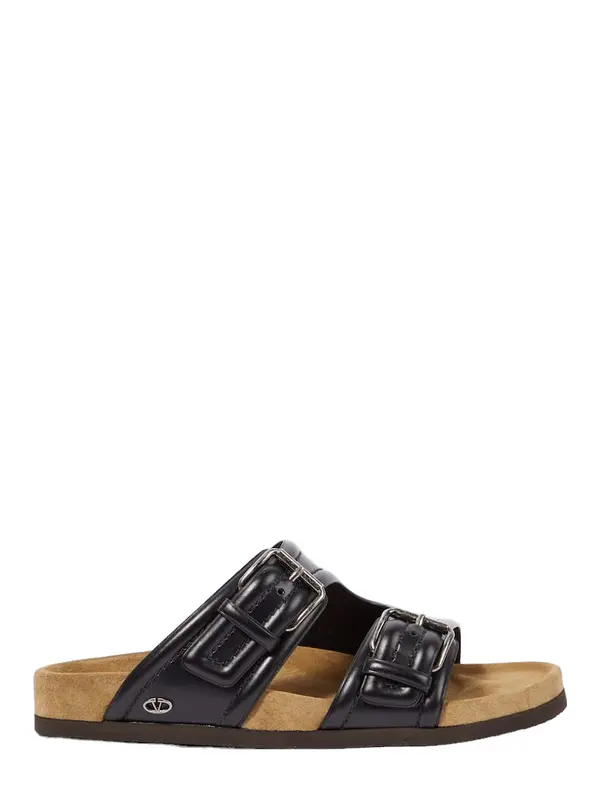 Valentino Garavani Fussfriend Leather Sandals - Black