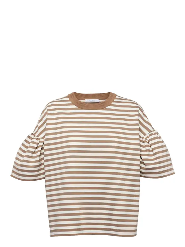 Max Mara Peirak Striped Jersey T-shirt - Multicoloured