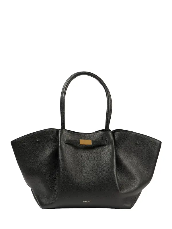 DEMELLIER The New York Leather Tote Bag - Black