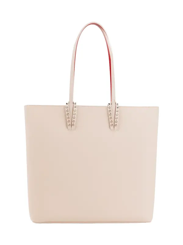 CHRISTIAN LOUBOUTIN Cabata Leather Tote - Beige