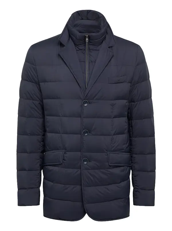 Herno Layered Paneled Jacket - Blue