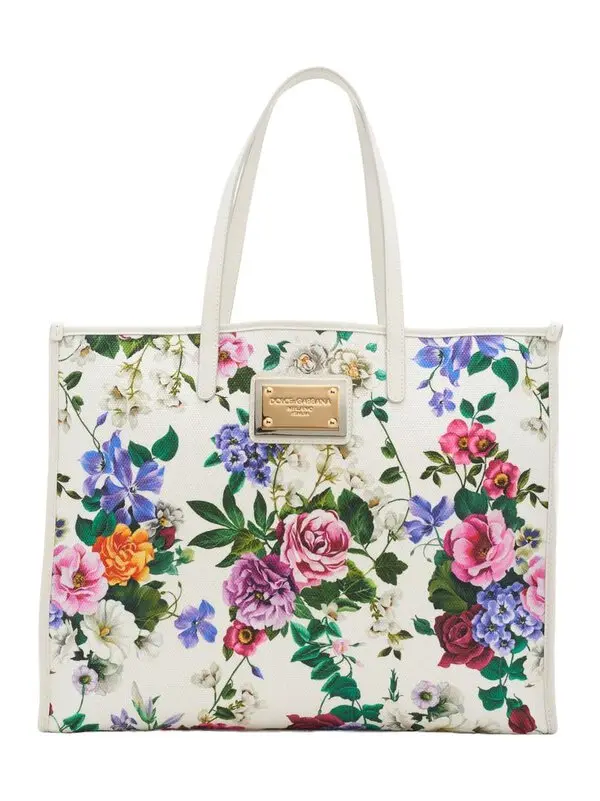 Dolce & Gabbana Floral Canvas Tote - Ha5kt Mix Fiori Cretonne
