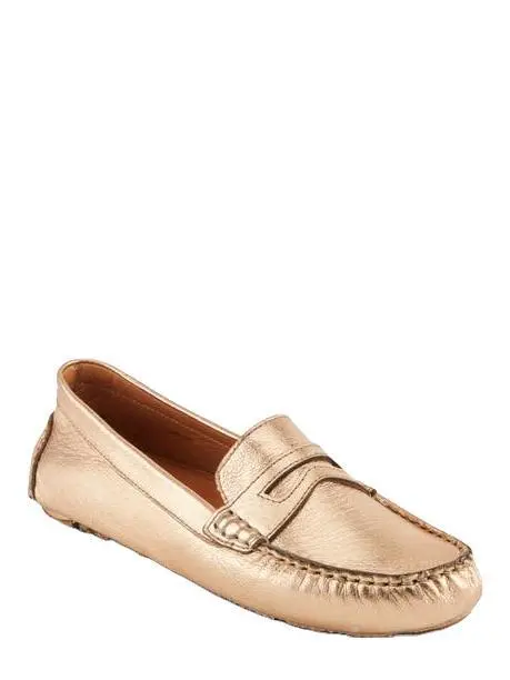 SPRING STEP SHOES Audette Penny Loafer - Rose Gold