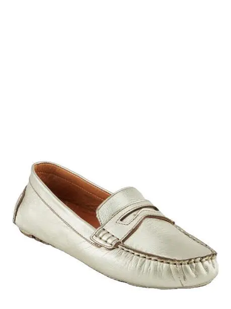 SPRING STEP SHOES Audette Penny Loafer - Silver