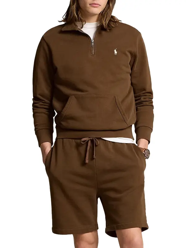 Polo Ralph Lauren French Terry Quarter-zip Pullover - Pale Russet