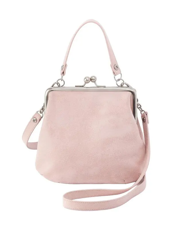 Hobo Alba Leather Frame Crossbody Bag - Blossom
