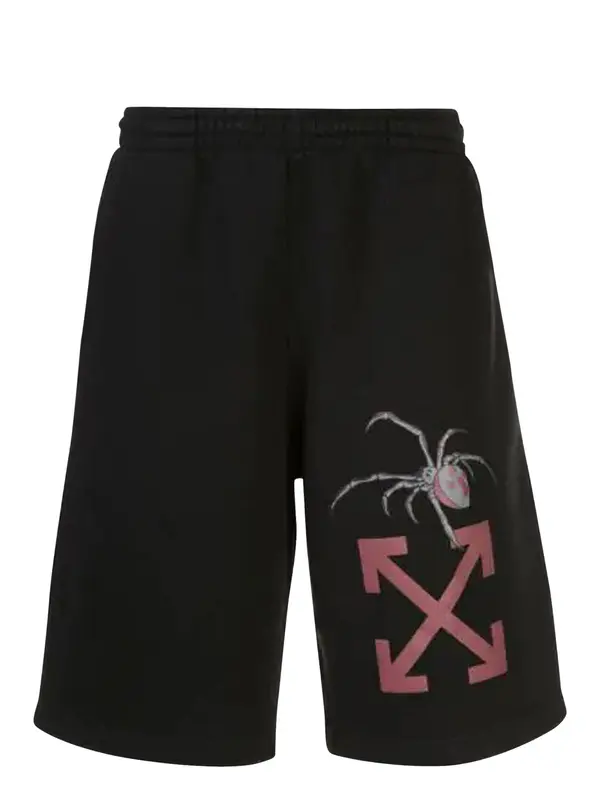 Off-White Arachno Arrow Sweatshorts - Black
