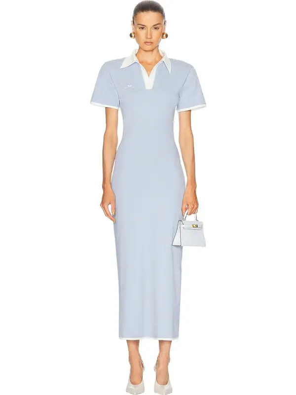 ROWEN ROSE Polo Dress - Blue