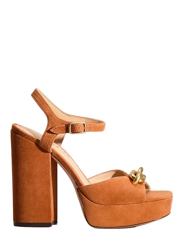 COACH Restored Nicolette Sandal - Burnished Amber