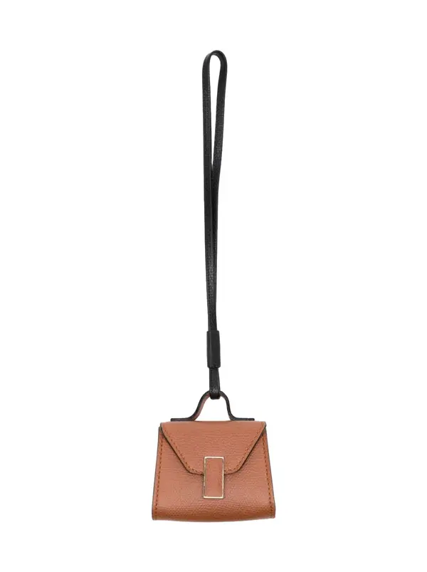 VALEXTRA Iside Bag Charm - Brown