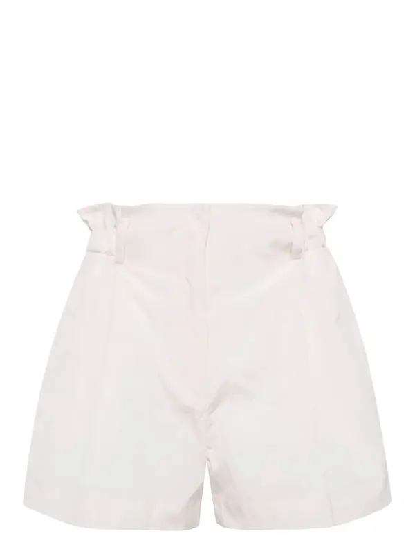 Shiatzy Chen Plenteous Crease-effect Shorts - White
