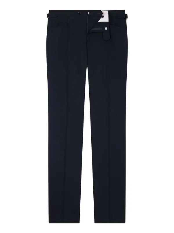 FURSAC Wool Tapered Trousers - Blue