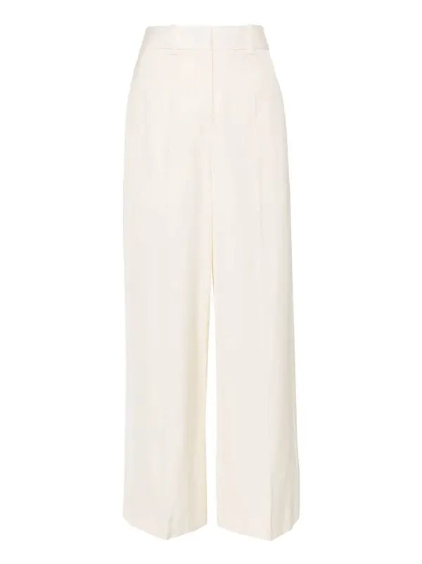 JIL SANDER Pressed-crease Straight-leg Trousers - Neutrals