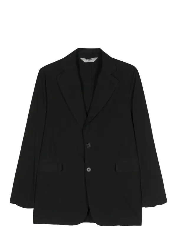 Barena Venezia Single-breasted Cotton Blazer - Black