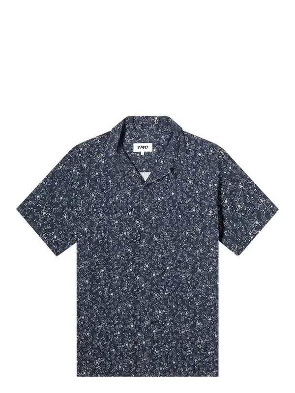 You Must Create Malick Vacation Shirt - Navy/ecru