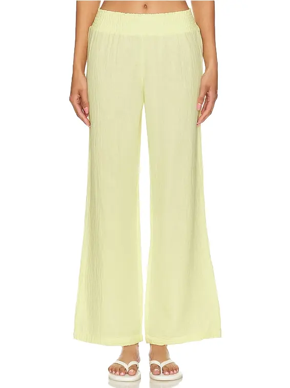 BOBI Wide Leg Pants - Sunlight