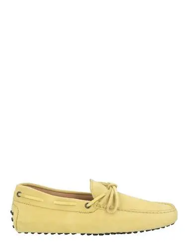 TOD'S Leather Loafers - Yellow