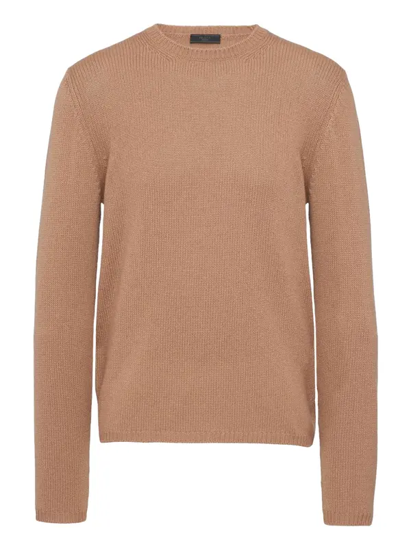 Prada Long-sleeve Cashmere Jumper - Brown