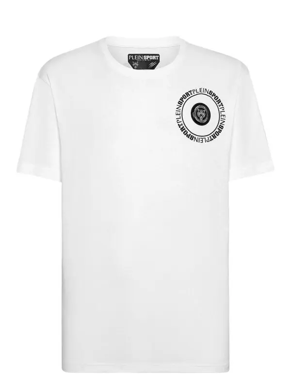 PLEIN SPORT Carbon Tiger Print T-shirt - White