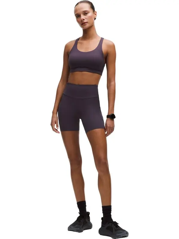 Lululemon Fast And Free High-rise Short - Atmospheric Purple