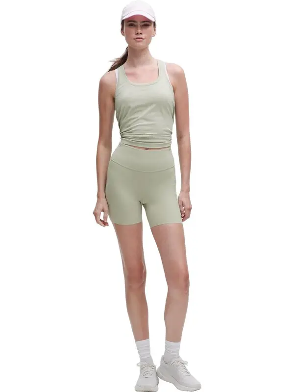 Lululemon Fast And Free High-rise Short - Fog Green