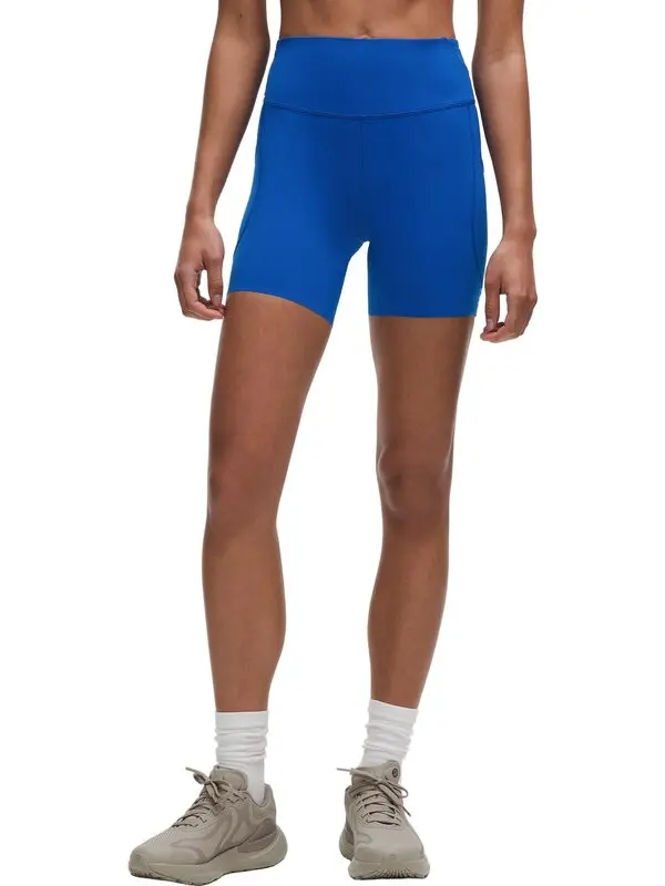 Lululemon Fast And Free High-rise Short - Galactic Cobalt