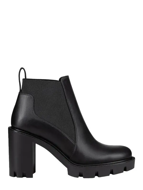 CHRISTIAN LOUBOUTIN Marchacroche Lug Booties - Black