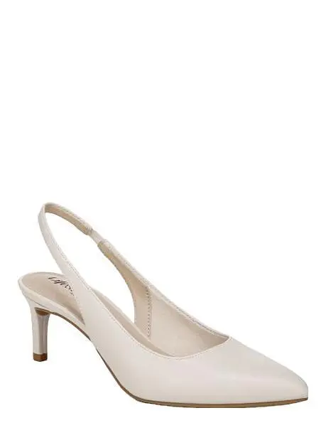 LIFESTRIDE Annalise Slingback Pumps - Bone