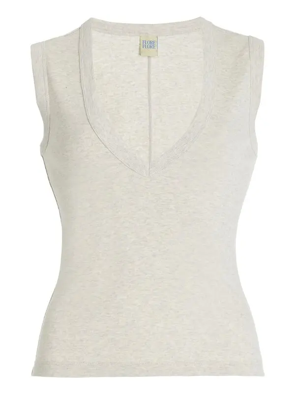 FLORE FLORE Dewi Tank Top - Grey