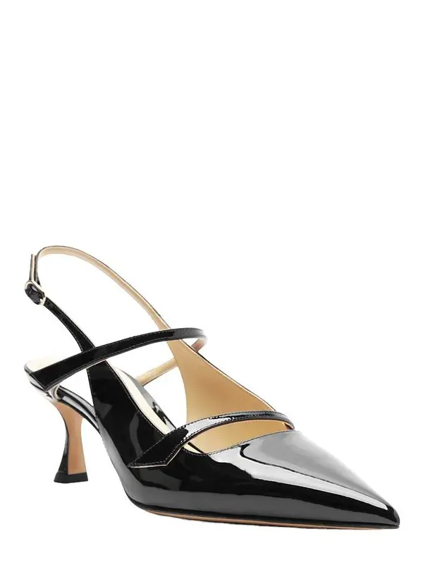 ALEXANDRE BIRMAN Tita Mid-heel Slingback Pumps - Black