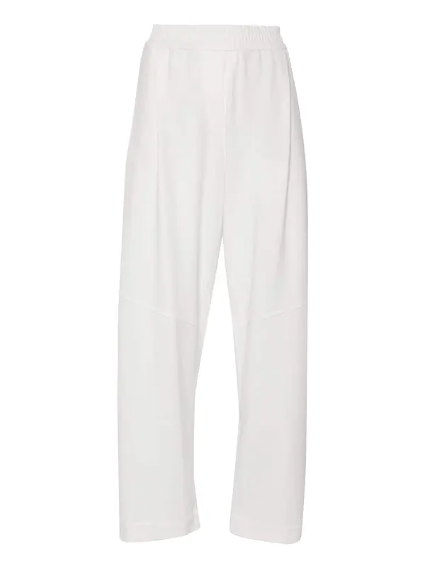 Brunello Cucinelli Elasticated Waistband Track Pants - White