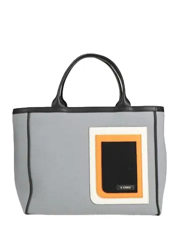 VALEXTRA Textile Fiber Shopper Bag - Grey