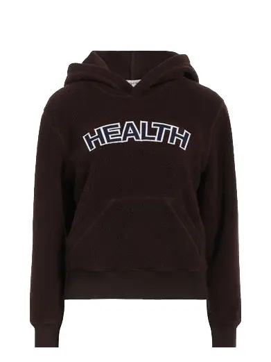 SPORTY & RICH Sherpa Fleece Sweatshirt - Brown