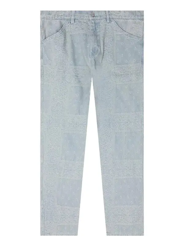 PLEASURES Merit Denim Work Pant - Blue