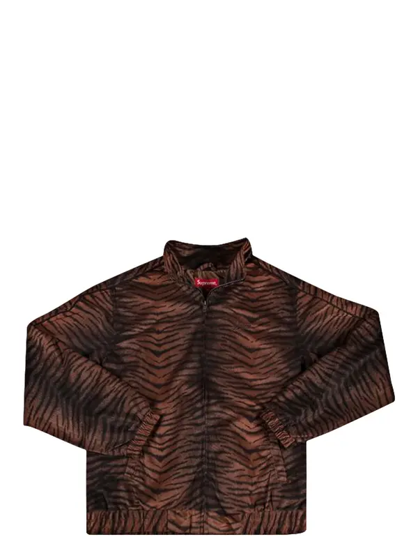 Supreme Tiger Stripe Track Jacket - Brown