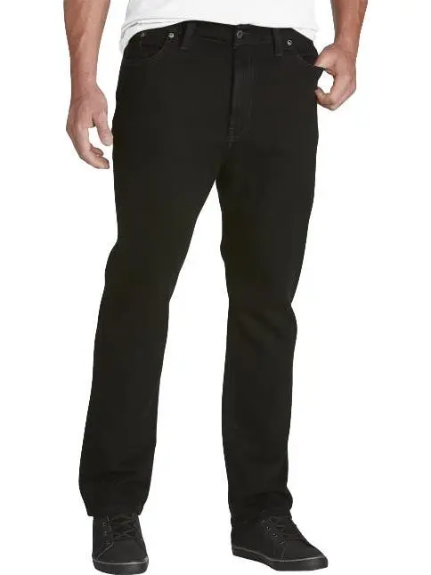 Lucky Brand Big & Tall Athletic-fit Stretch Jeans - Jet Black