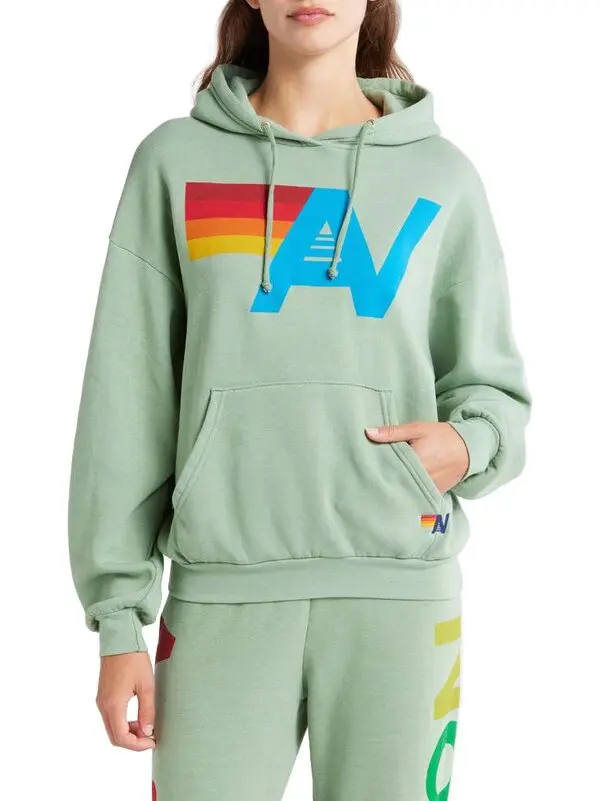 Aviator Nation Logo Hoodie - Sage