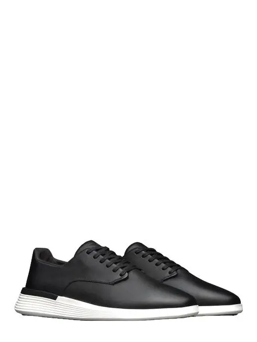 Wolf & Shepherd Crossover Plain Toe Derby - Black / White