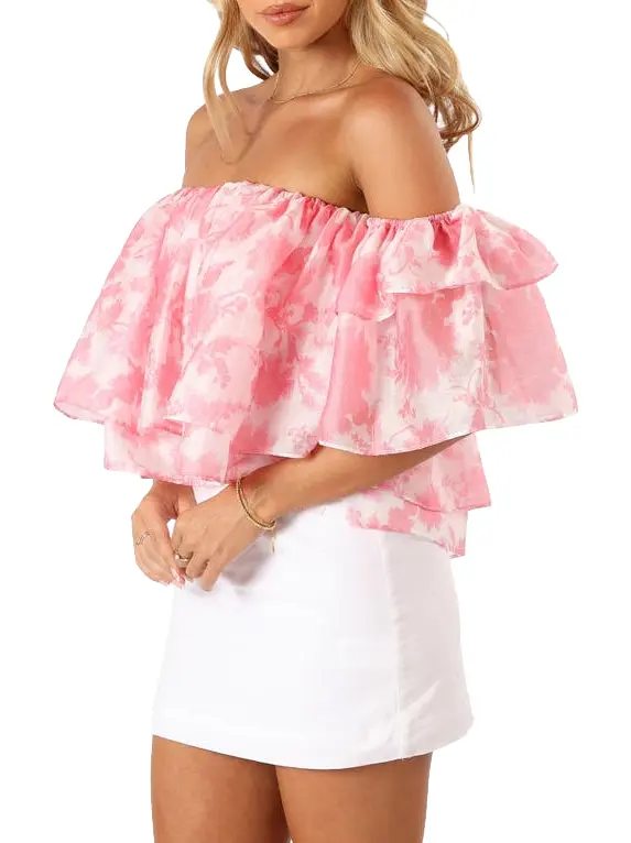 PETAL & PUP Deedi Floral Top - Pink Floral