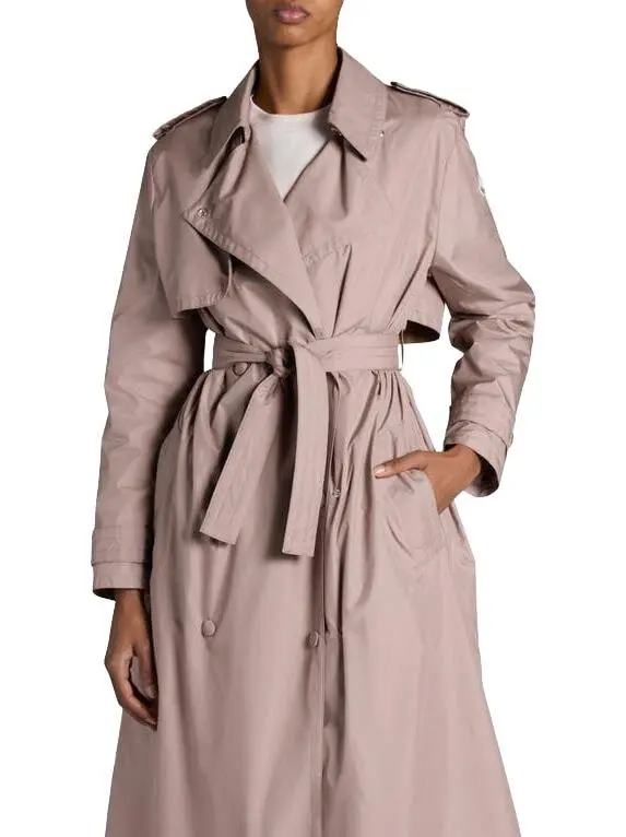 Moncler Barbentane Trench Coat - Pink Taupe