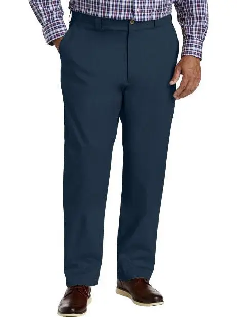 OAK HILL BY DXL Straight-fit Tech Pants - Blue Nights