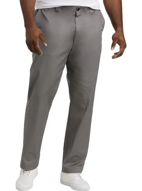 OAK HILL BY DXL Straight-fit Tech Pants - Gargoyle Grey