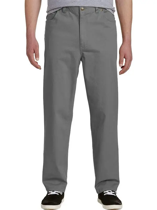 HARBOR BAY BY DXL Classic Fit Continuous Comfort Pants - Dark Grey