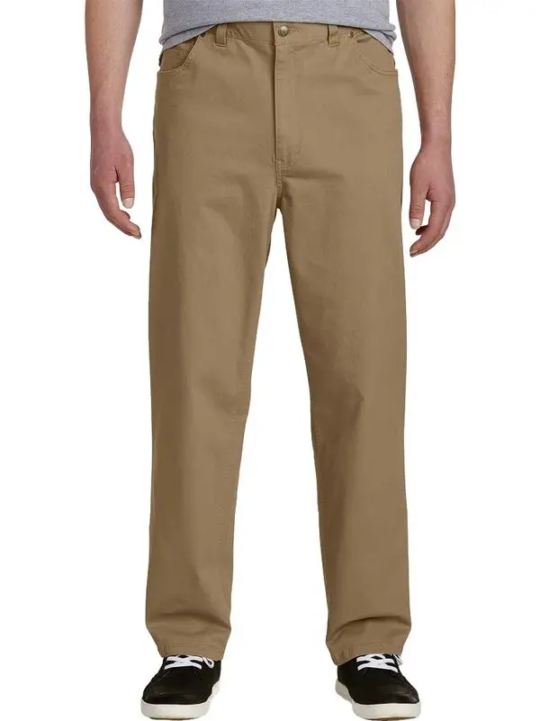 HARBOR BAY BY DXL Classic Fit Continuous Comfort Pants - Tigers Eye
