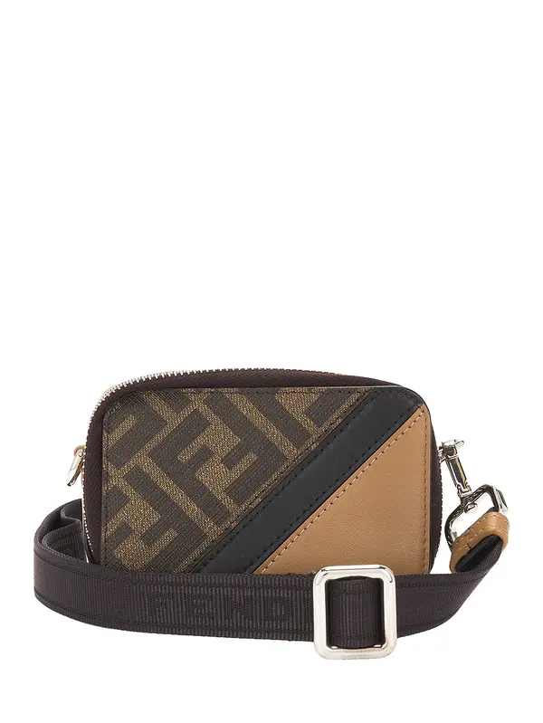 Fendi Zucca Shoulder Bag - Brown