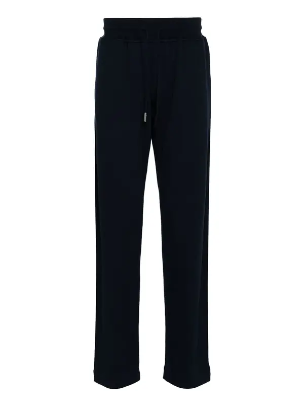 Kiton Cotton Tapered Track Pants - Blue